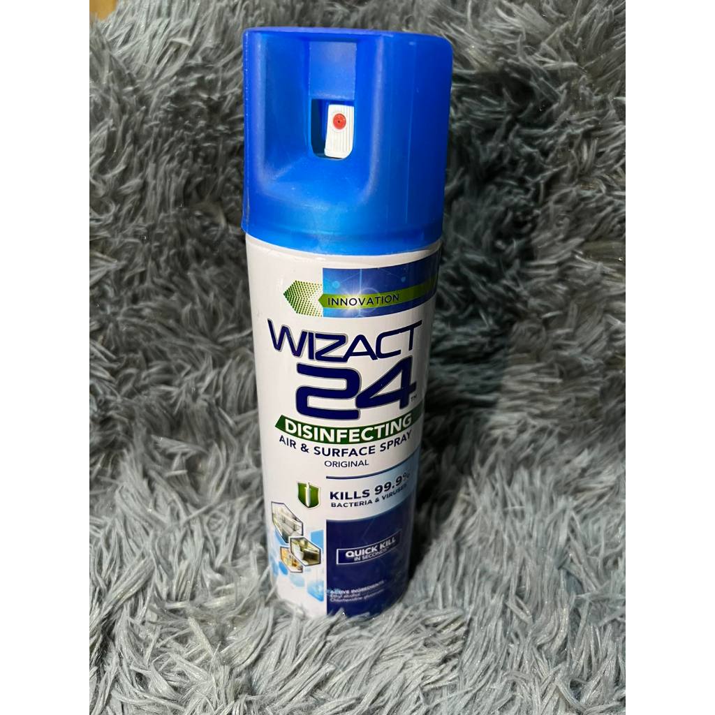Wizact 24 Disinfecting Air & Surface Spray Original 300ml | Shopee ...