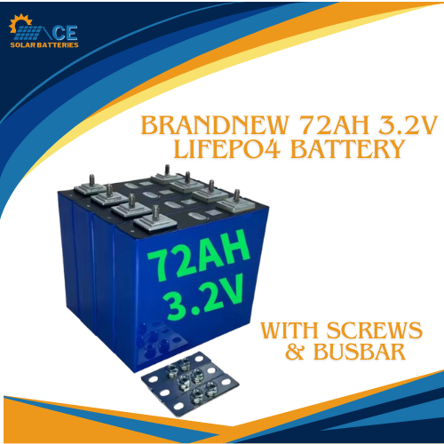 Brandnew 72ah 3.2V Lifepo4 Battery Cells 4000 Cycle Rechargeable ...