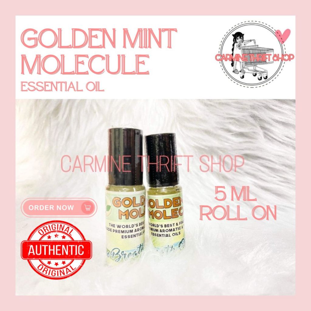 ONE PIECE 5ML ROLL ON GOLDEN MINT MOLECULE - ESSENTIAL OIL | Shopee ...
