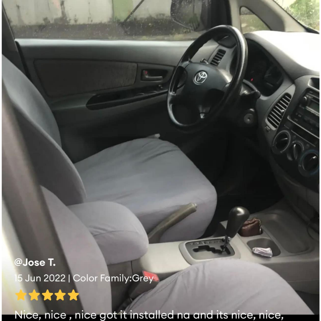 Toyota Innova 2005 to 2026 1st-3rd Customize Fitting Kahki / Curduroy ...