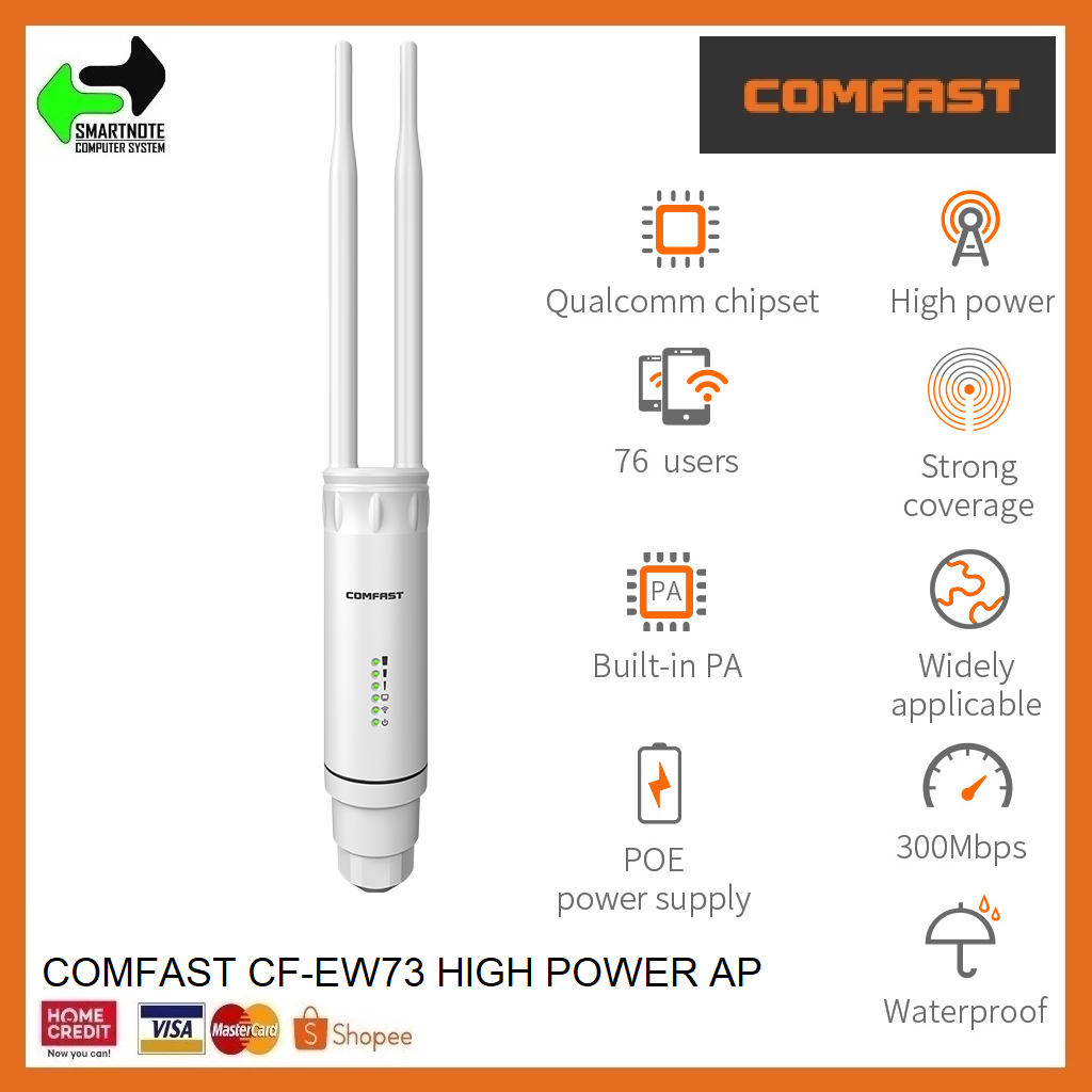 COMFAST CF-EW73 2.4GHZ 300MBPS OUTDOOR HIGH POWER WIRELESS AP | UP TO ...
