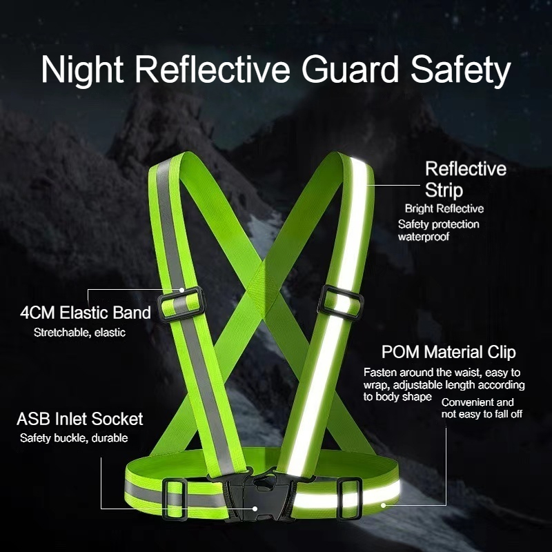 Reflective Straps Outdoor Reflective Vest Night Running Vest Cycling ...