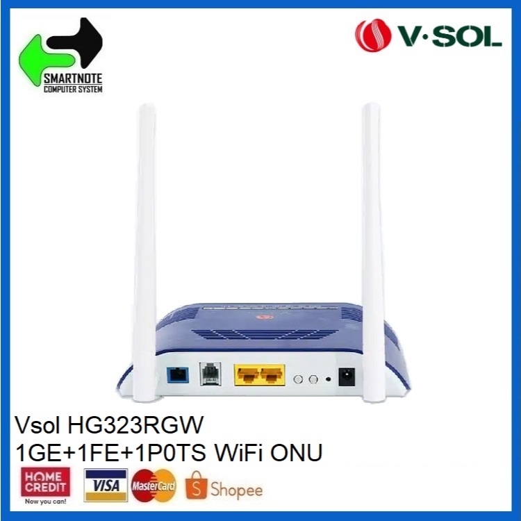 Vsol HG323RGW 1GE+1FE+1P0TS WiFi ONU | Shopee Philippines