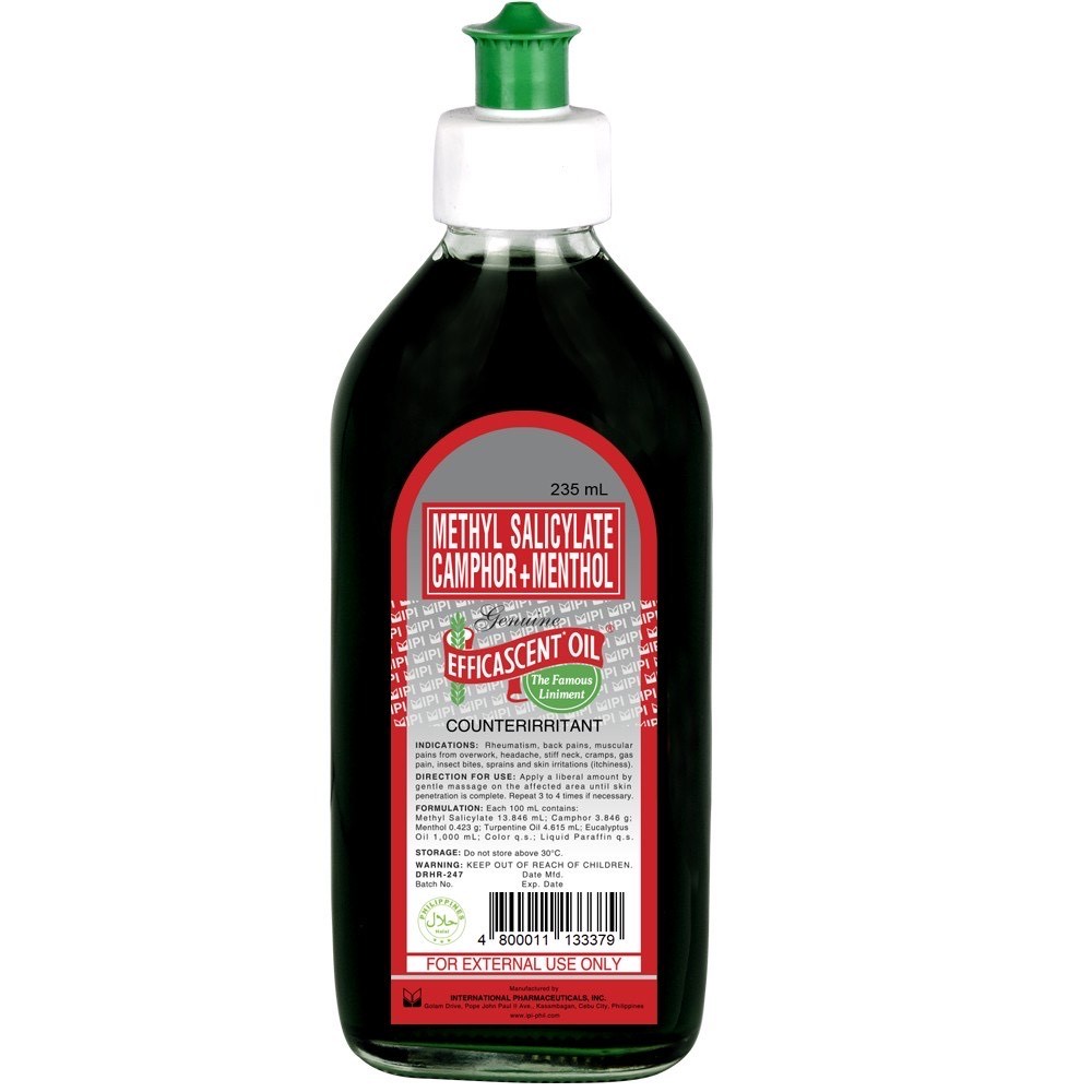 Efficascent Oil Regular 235ml | Shopee Philippines