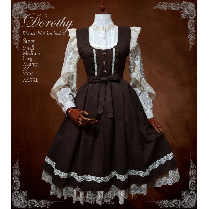 DEMURE: Dorothy (BLOUSE NOT INCLUDED) Classic Pinafore Dress 2024 ...