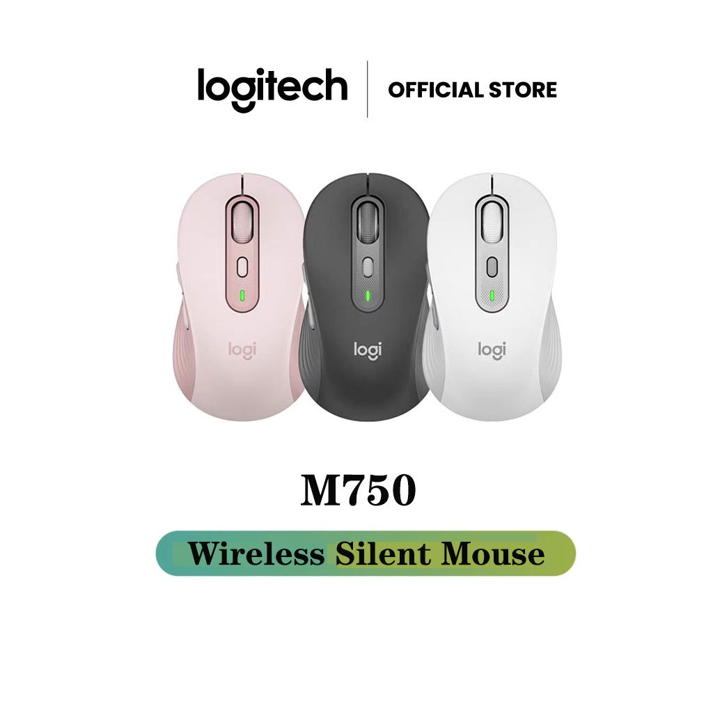 Logitech mouse M750 silent mouse wireless mouse Bluetooth mouse work ...