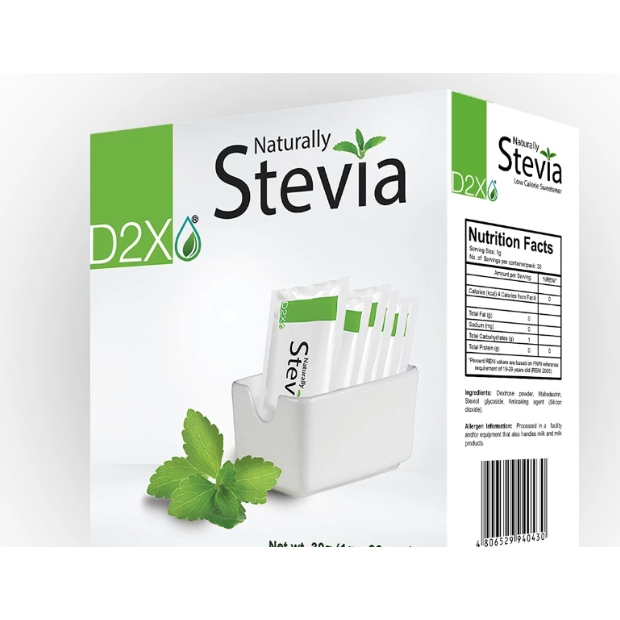 PURE D2X NATURALLY STEVIA 10 sachet x 1g | Shopee Philippines