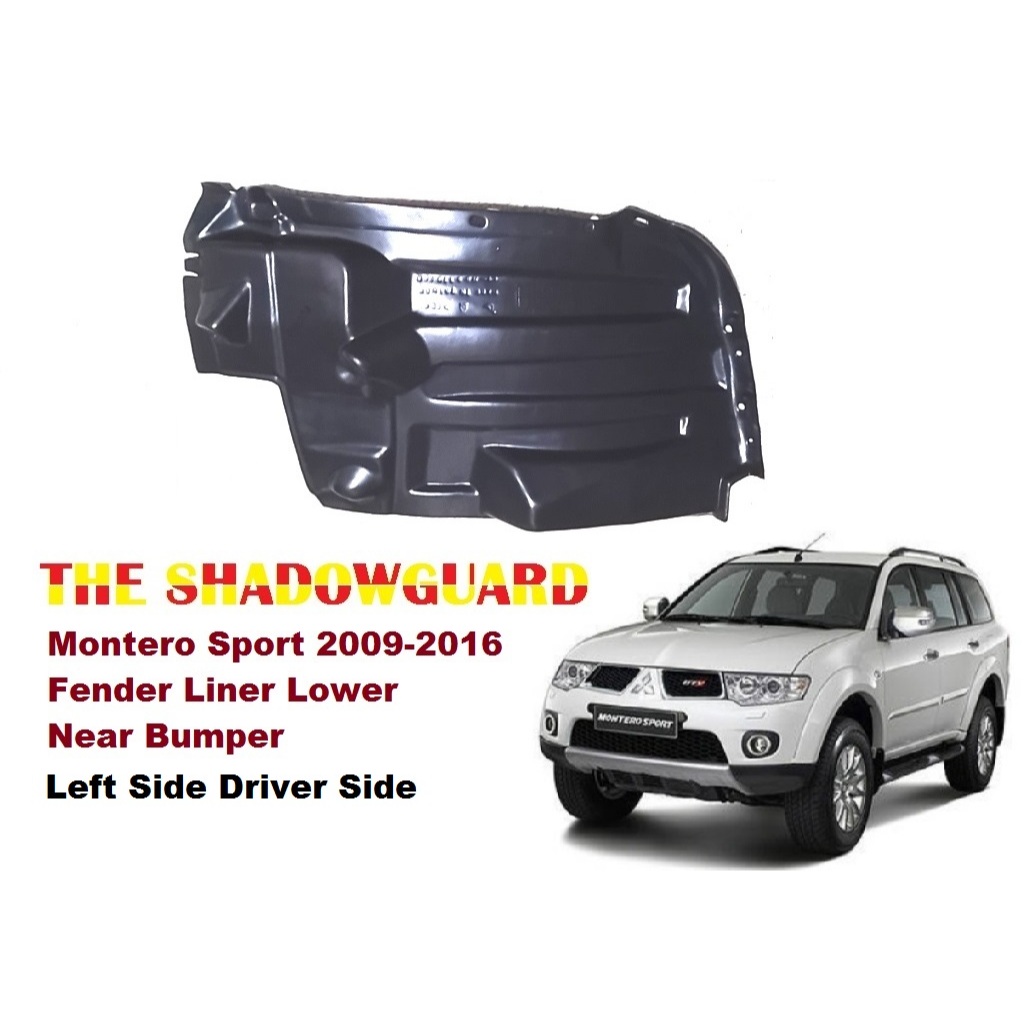 Lower Fender Liner Driver Side Mitsubishi Montero Sport Taiwan | Shopee ...