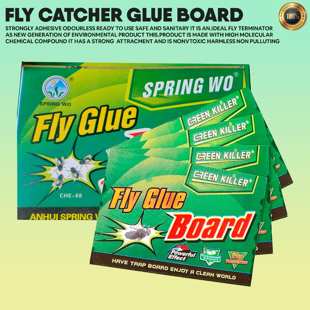 10pcs/Pack Fly glue board Fly Sticker Insect Trap Board Adhesive Paper ...