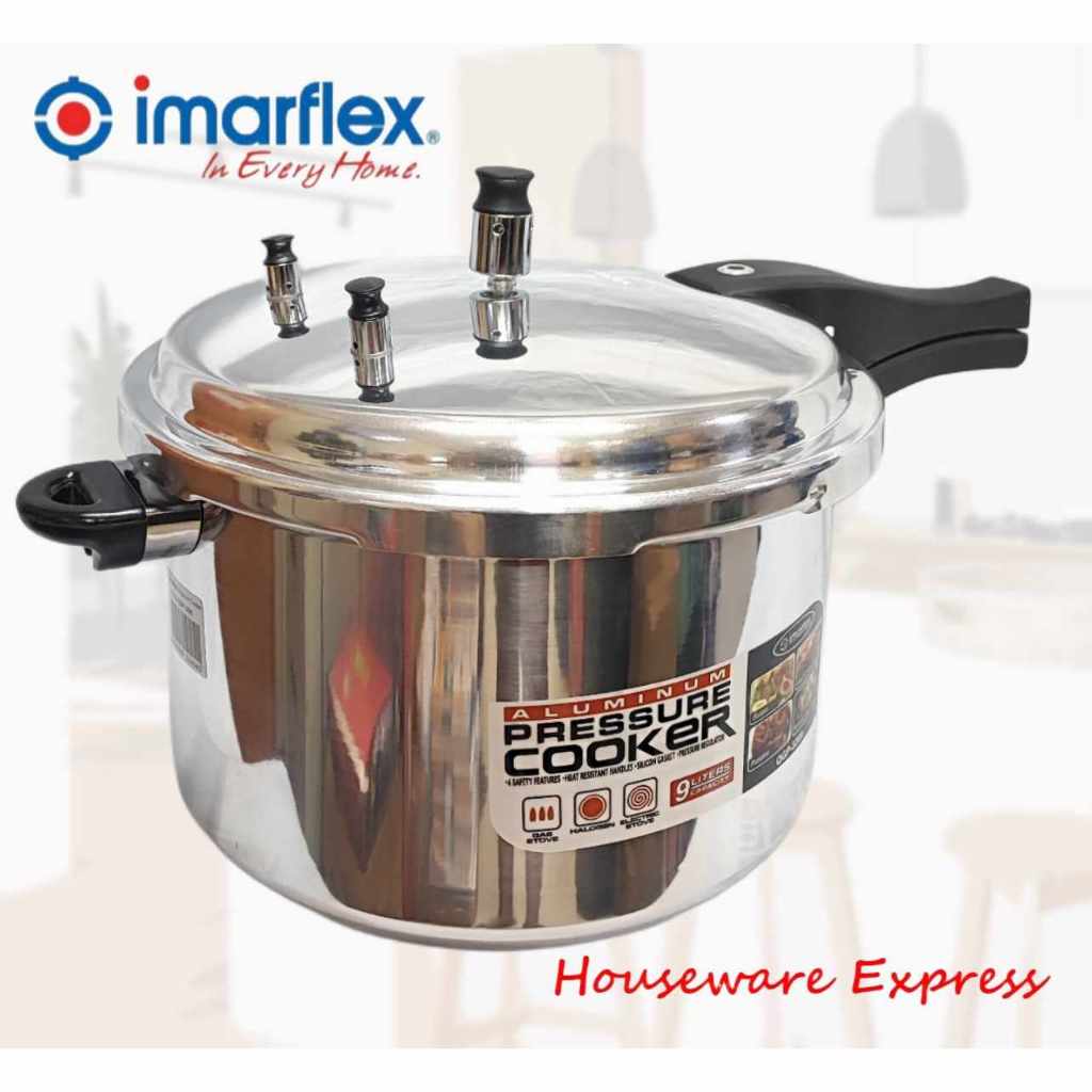 Imarflex QGP-3209 Aluminum Pressure Cooker 9L QGP-3209 (Houseware ...