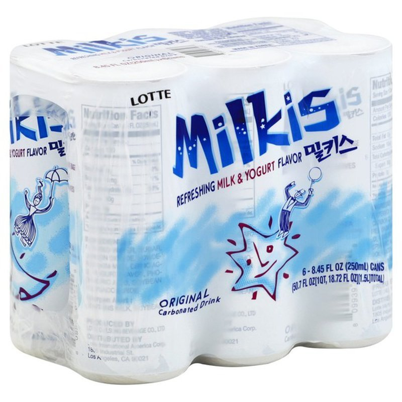 MILKIS CAN 250ML CARBONATED SOFT MILK | Shopee Philippines