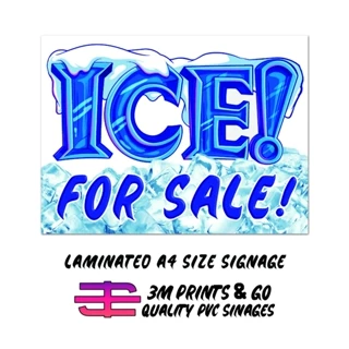 Shop signage ice for sale for Sale on Shopee Philippines