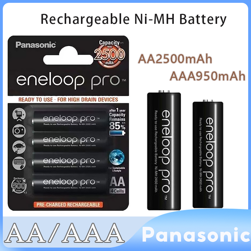 Panasonic eneloop Pro AA 2550mAh 4 pieces AAA 950mAh Original ...