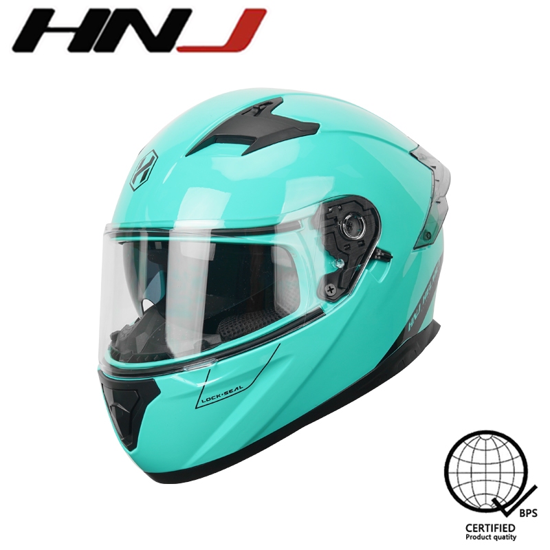 HNJ 983 EDGE Design Full Face Dual Visor Motorcycle Helmet | Shopee ...