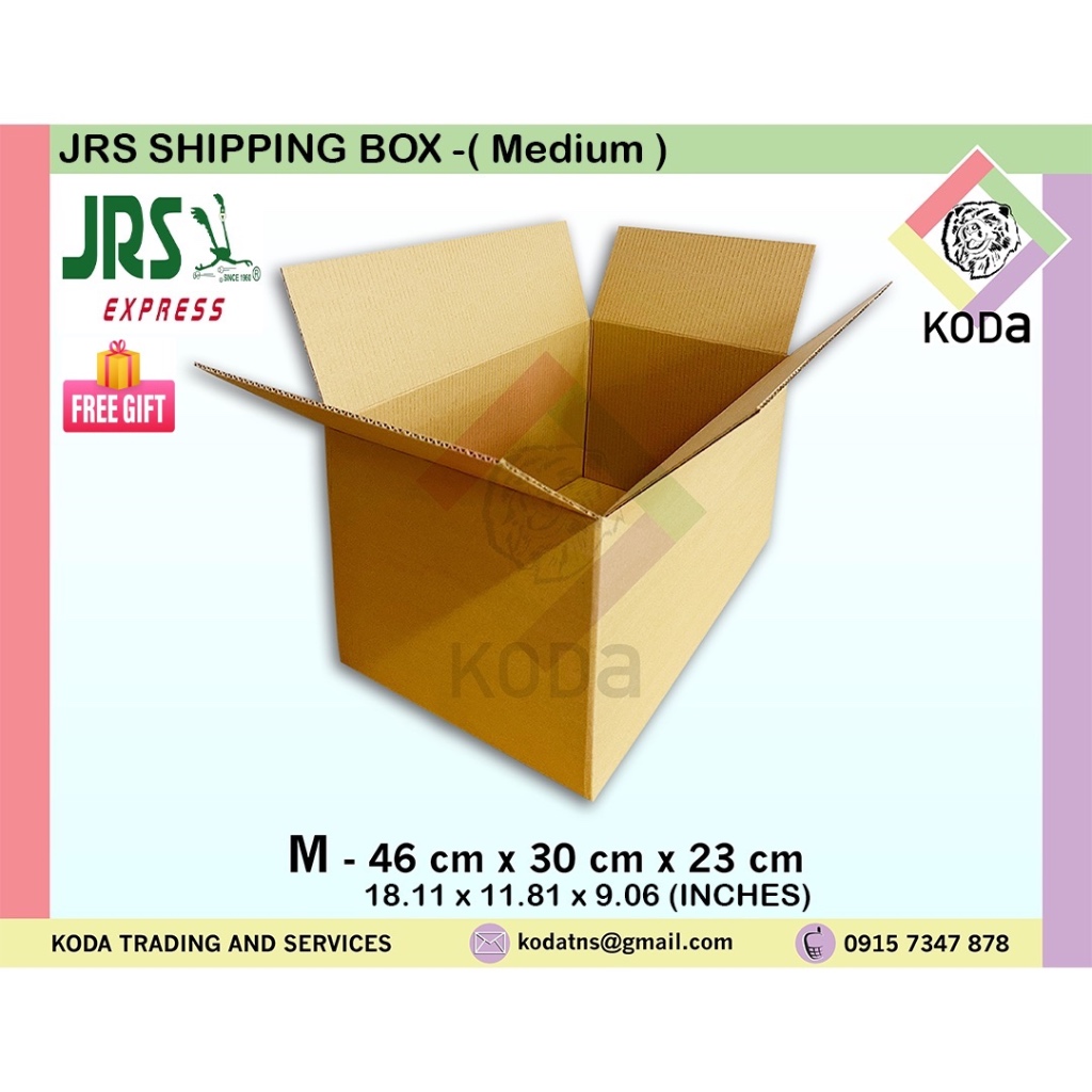 JRS (Medium) Shipping Corrugated Plain Kraft Brown Shipping Packaging ...
