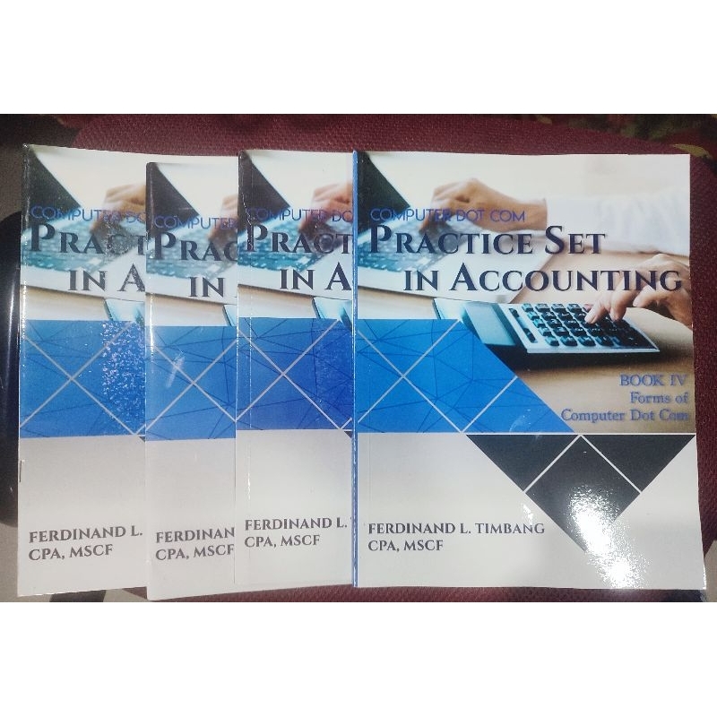 Kalibruhan: Practice Set In Accounting (Books 1 to 4) Good for ...
