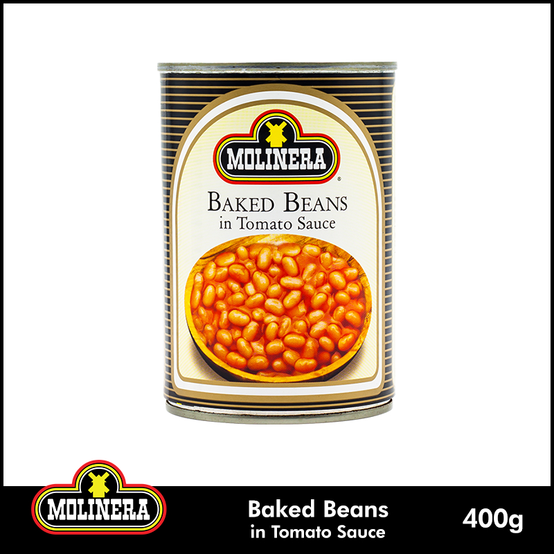 Molinera Baked Beans in Tomato Sauce 400g | Shopee Philippines