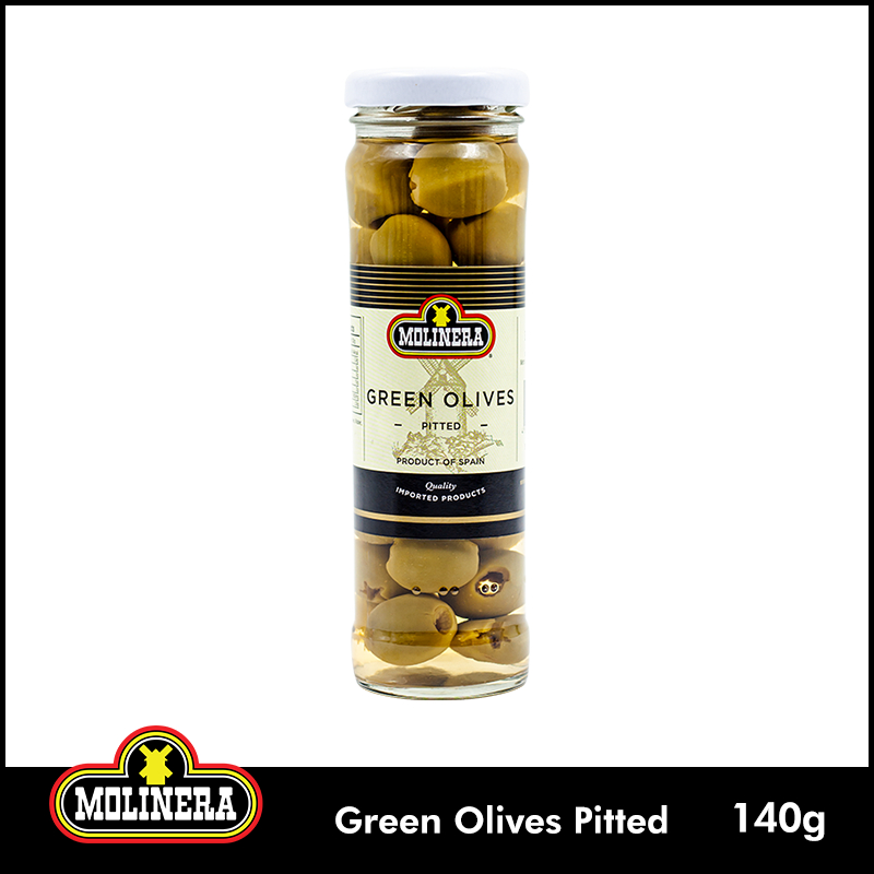 Molinera Green Olives Pitted 140g | Shopee Philippines