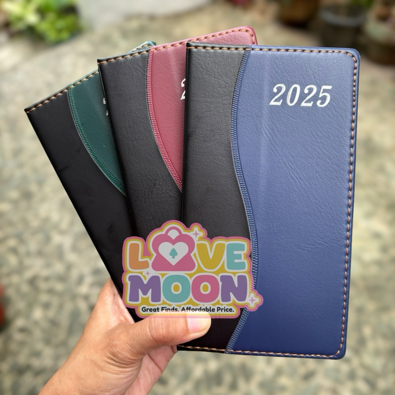 2025 SLIM DIARY Handheld Weekly Planner with PU Leather-Like Cover ...