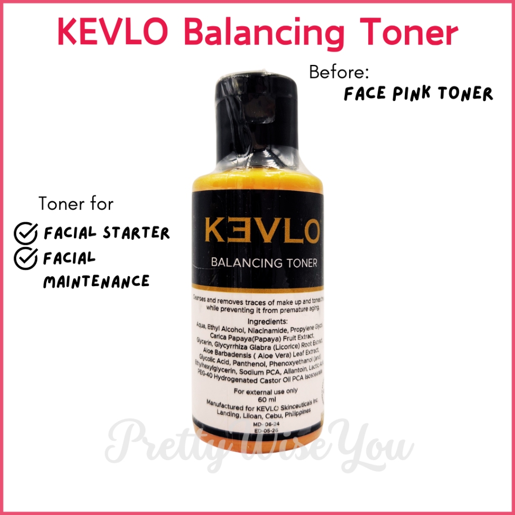 KEVLO Balancing Toner 60ml The New Face Pink Toner | Shopee Philippines