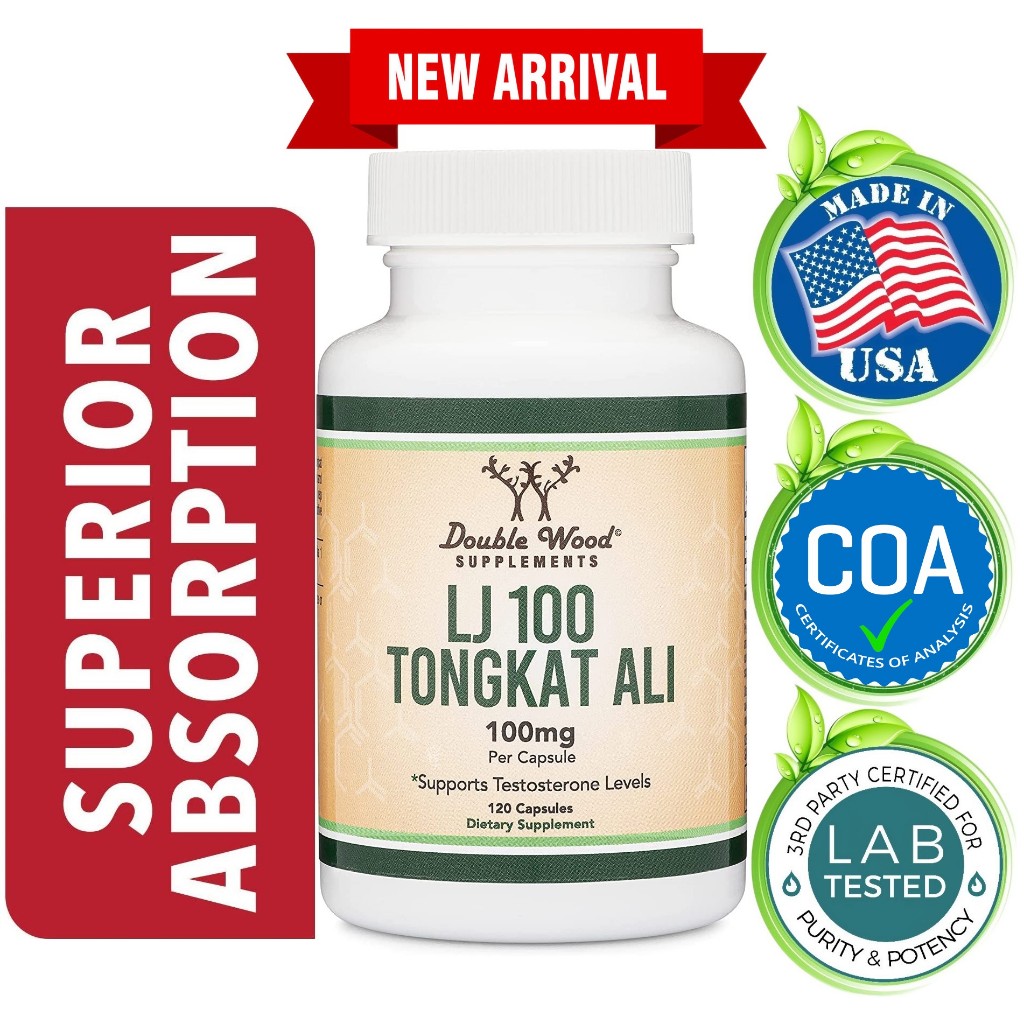LJ100 Real Tongkat Ali Superior Absorption T Booster Patented 40% ...