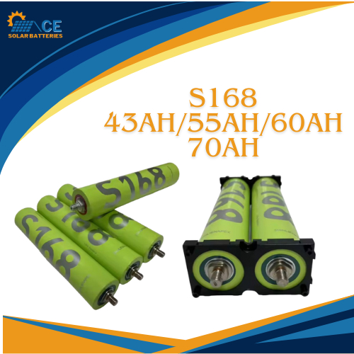 S168 CYLINDRICAL - 3.2V - 43AH / 60AH / 70AH - LITHIUM ION PHOSPHATE LIFEPO4 BATTERY. | Shopee ...