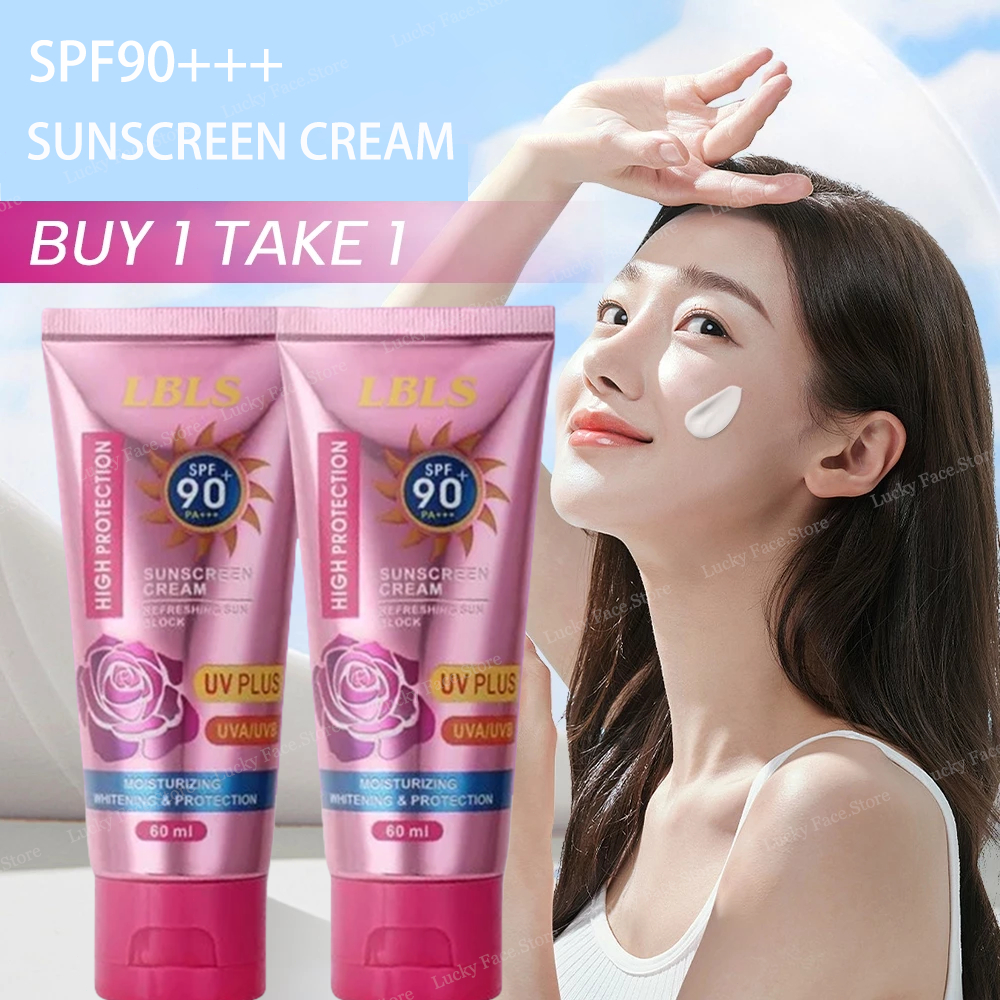 SPF90+++ Sunscreen Cream High Protection UV PLUS 60ml Skincare Facial Skin | Shopee Philippines