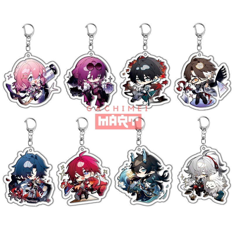 GM Honkai Star Rail (HSR) Cute Characters Chibi Style 5 cm Acrylic ...