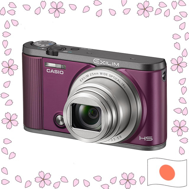 CASIO Digital Camera EXILIM EX-ZR1700WR Selfie Tilt LCD Auto Transfer Function Wi-Fi/Bluetooth ...