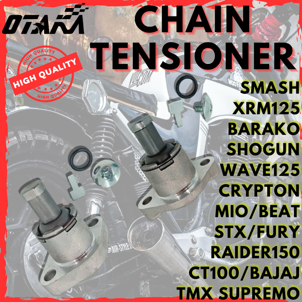 CHAIN TENSIONER MIO/XRM/CRYPTON/SHOGUN/CT/BAJAJ/WAVE/STX/FURY/BEAT/TMX ...