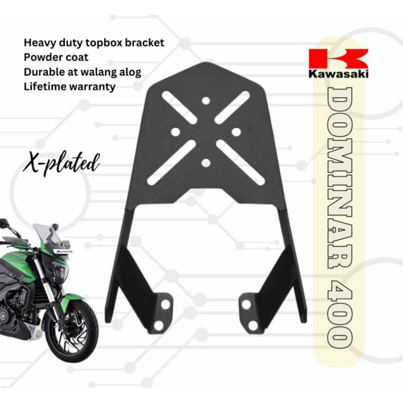 Kawasaki Dominar 400/ Dominar400 Topbox Bracket Heavy Duty Lifetime ...