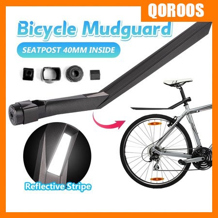 Universal Road Bike Fender MTB Mud Guard Easy Mounting with Light ...