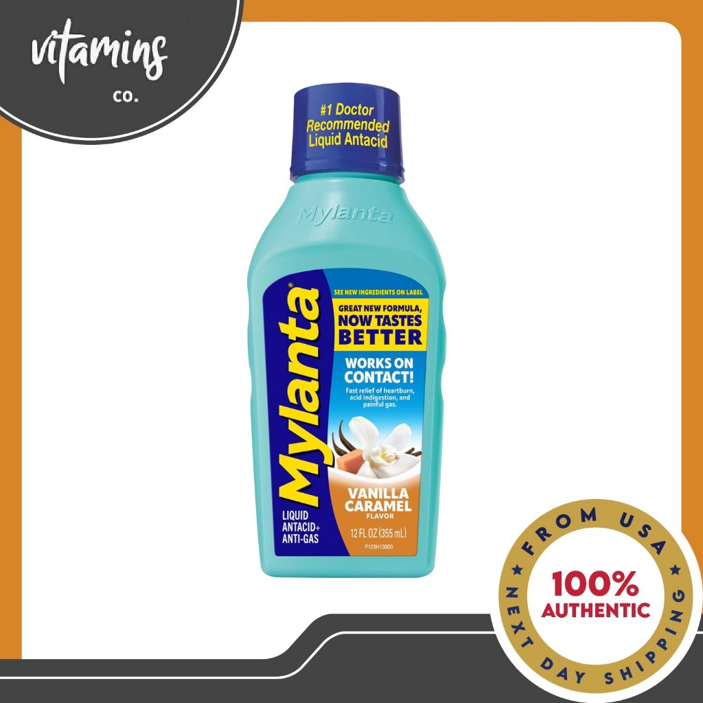 Mylanta Liquid Antacid, Sugar Free Vanilla Cream (355 ml) | Shopee ...
