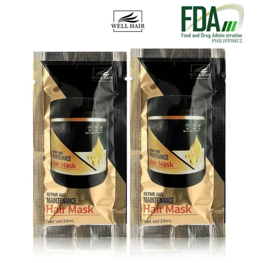 Well Hair Repair And Maintenance Hair Mask Trial Pack Conditioner ...