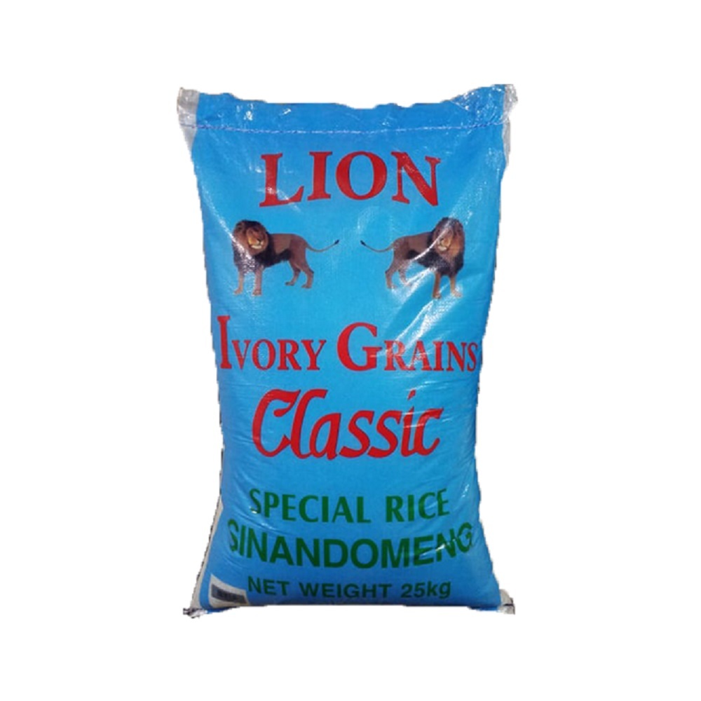 BlueChipsStocks Lion Ivory Grains Classic Sinandomeng Special Rice 25kg ...