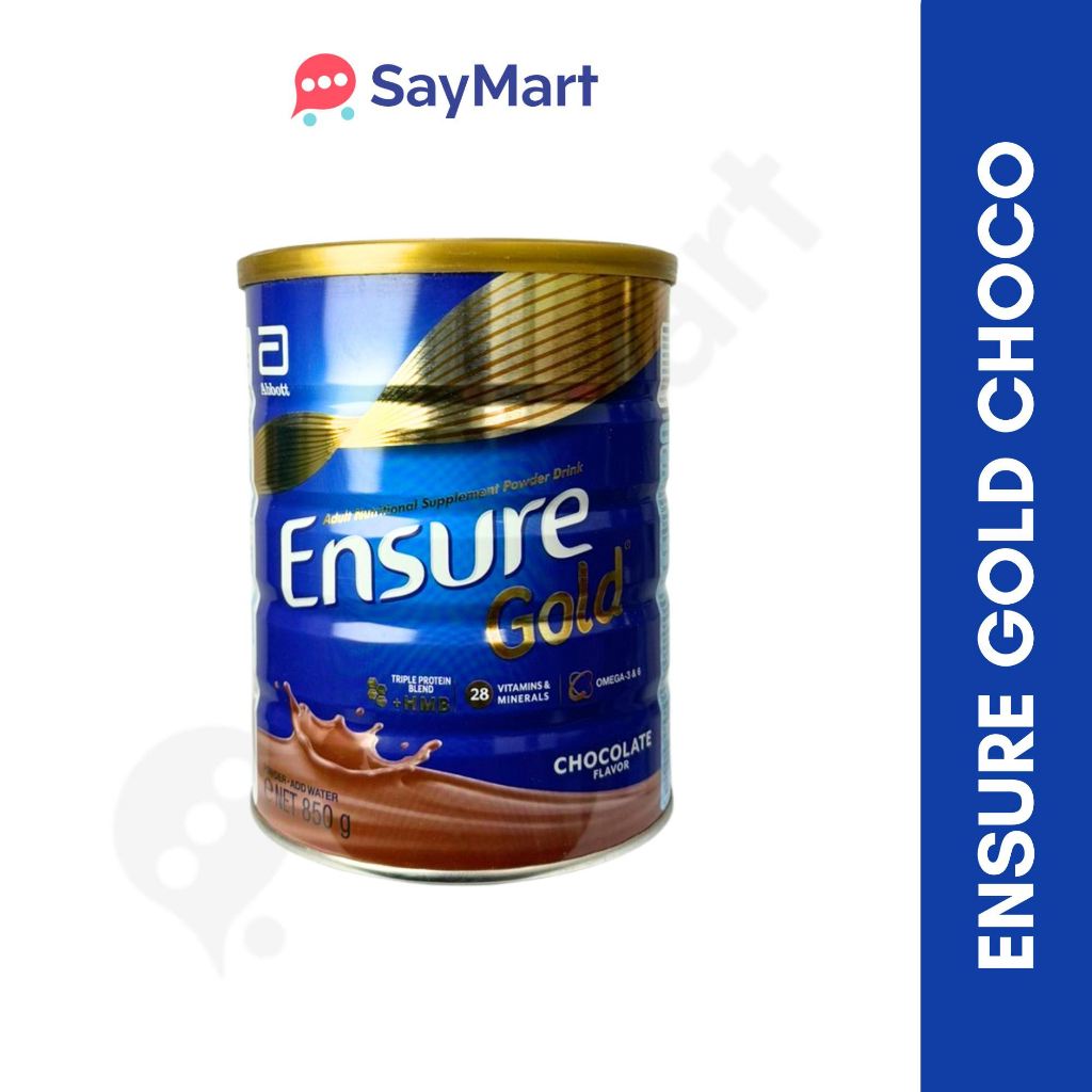 ENSURE GOLD CHOCO HMB 850G | Shopee Philippines