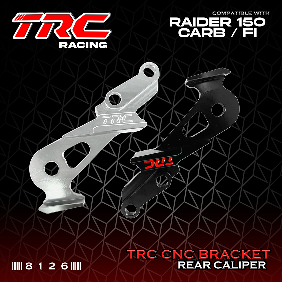 TRC RACING 4POT REAR AXIAL CALIPER BRACKET (190MM DISC) FOR RAIDER 150 ...