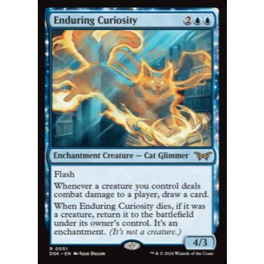 MTG - Enduring Curiosity - NM R DSK | Shopee Philippines