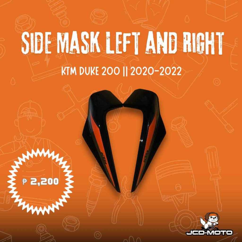KTM DUKE 200 2020 - 2023 SIDE MASK 52JP0957 52JP0956 | Shopee Philippines