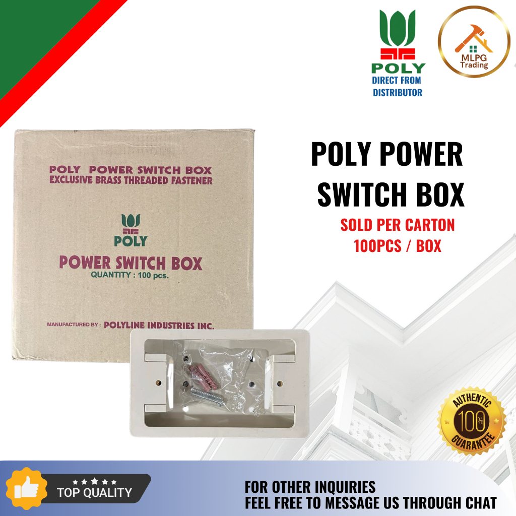 Poly Power Switch Box / Surface Utility Box (PER BOX) WHOLESALE ...