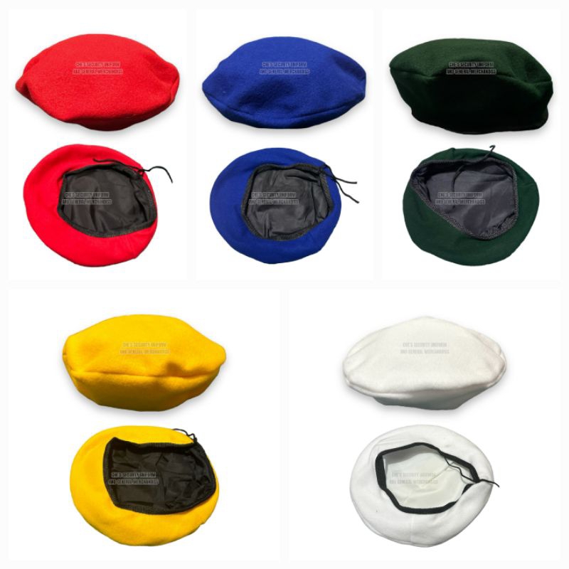 Beret Wool hat for students/Beret hat for ROTC and Navy students ...