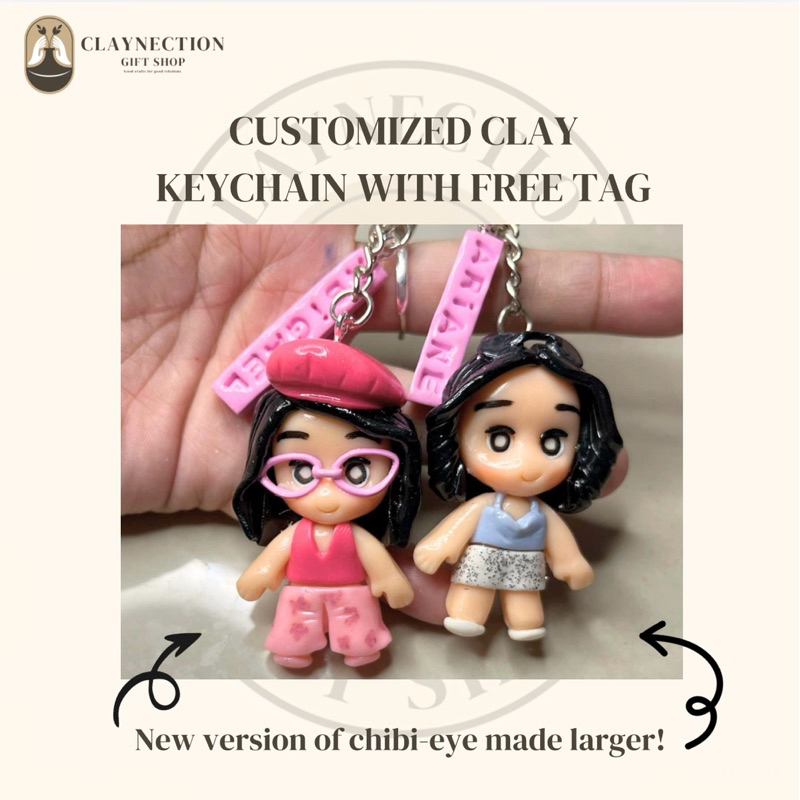 (Read description First) Customized Keychain/Standee, Made by Hand ...