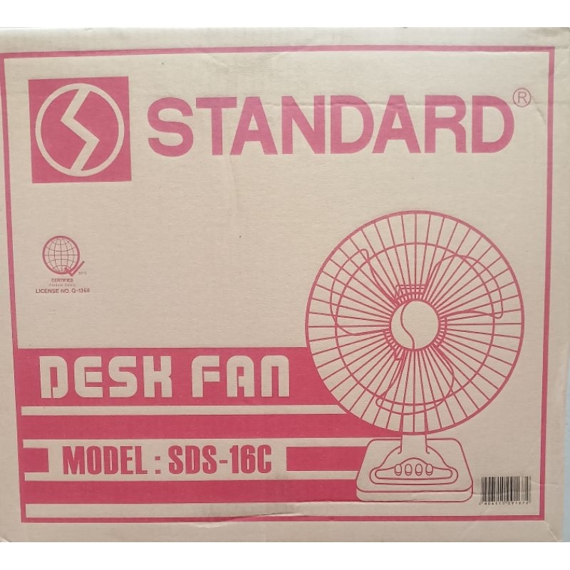Standard Desk fan SDS-16C | Shopee Philippines