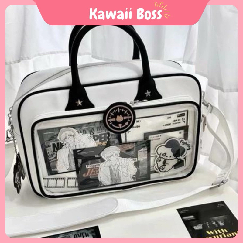 Black and White Ita JK bag Japanese fashion sling bag otaku anime ...