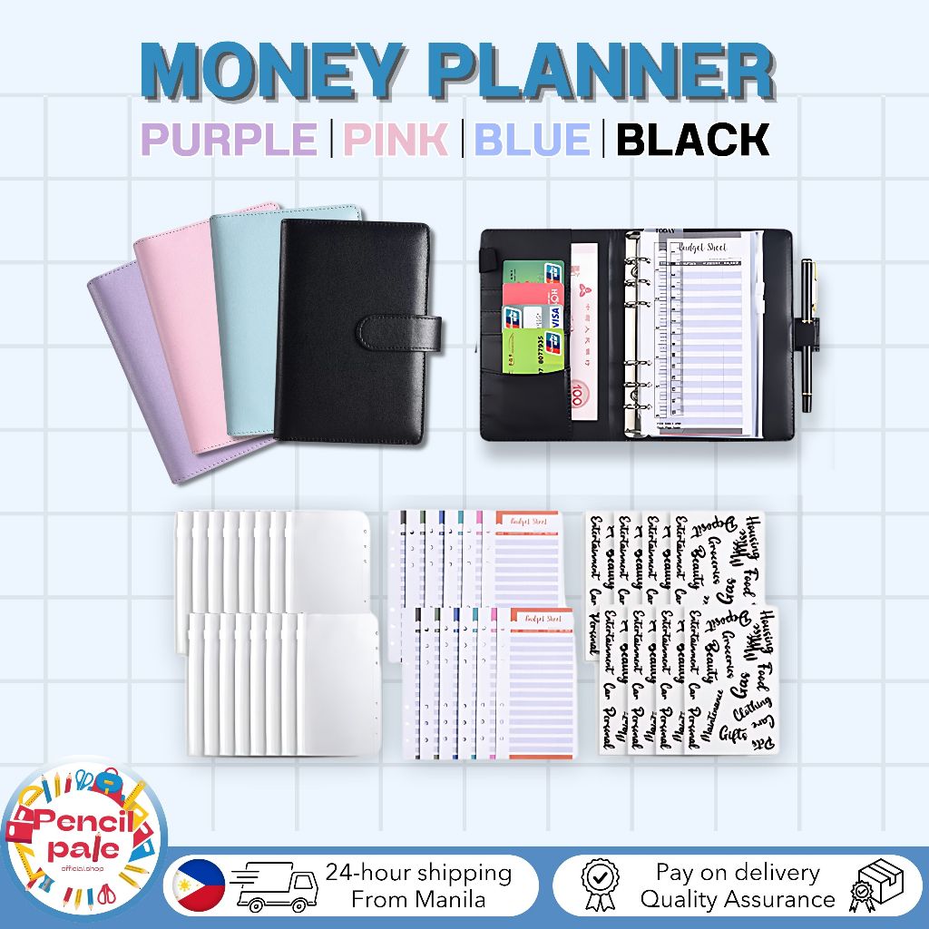 A6 Budget Binder Notebook Folder file Money organizer collect book ...