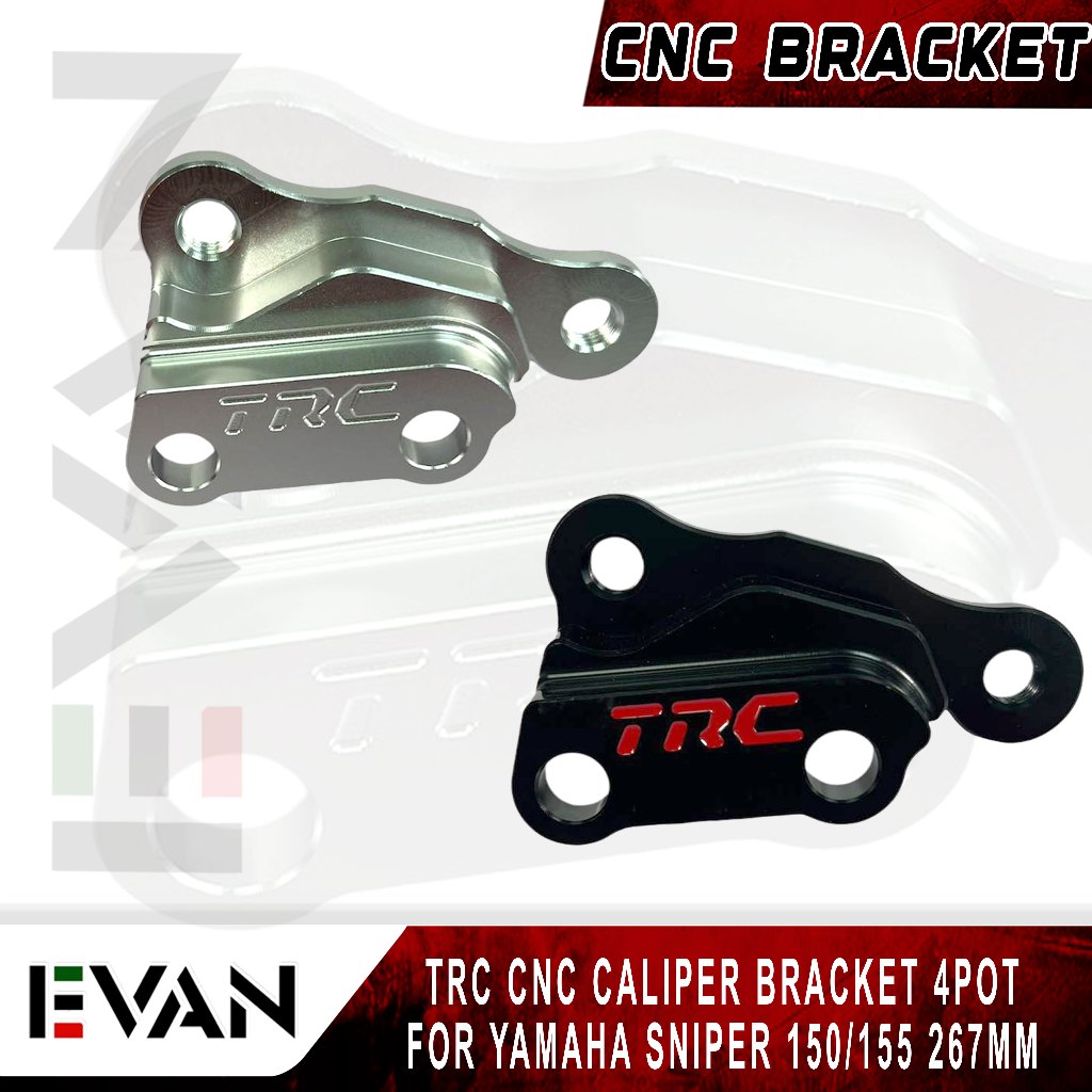 EVAN.SHOP TRC Racing CNC 4 POT Brake Caliper Bracket For SNIPER 150/155 ...