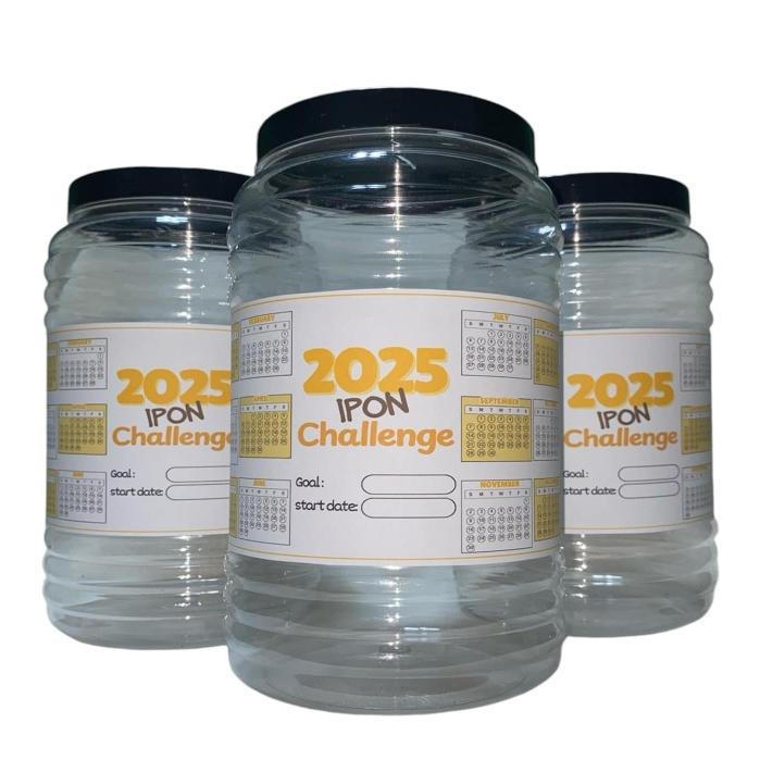 Alkansya BIG Jar New Year 2025 YELLOW Ipon Challenge | Shopee Philippines