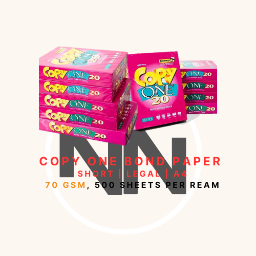 CopyOne / Copy One Bond Paper Short | A4 | Long 70 GSM (500 sheets per ...