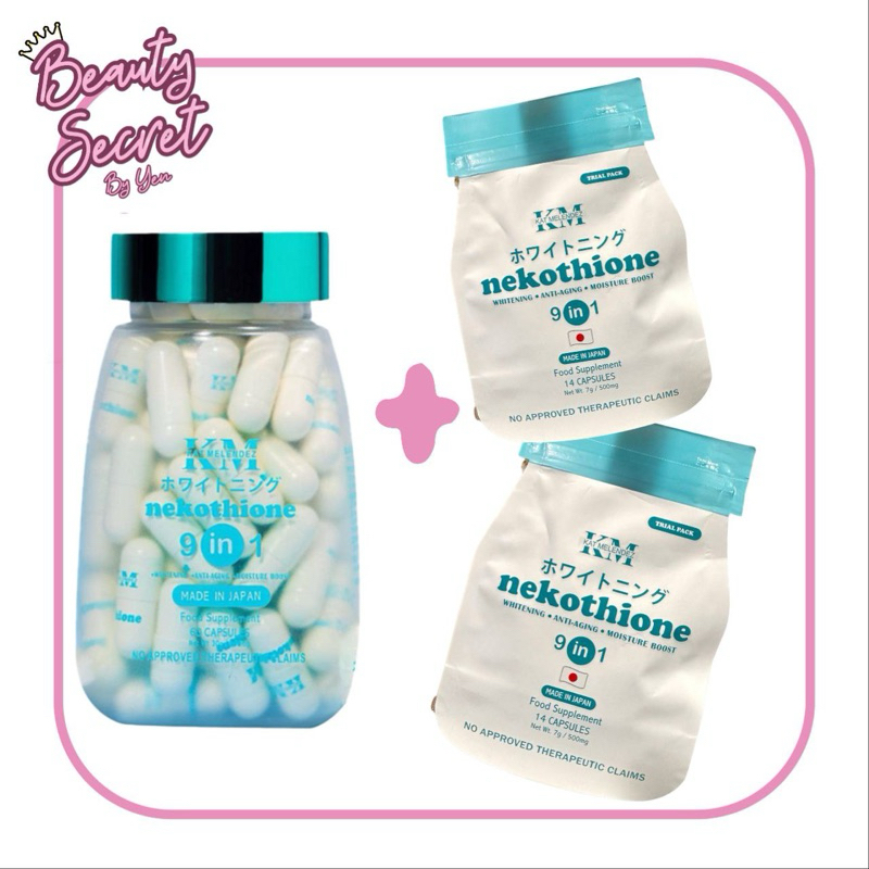 Nekothione 9 in 1 Capsules plus 2 Trial Packs | Shopee Philippines