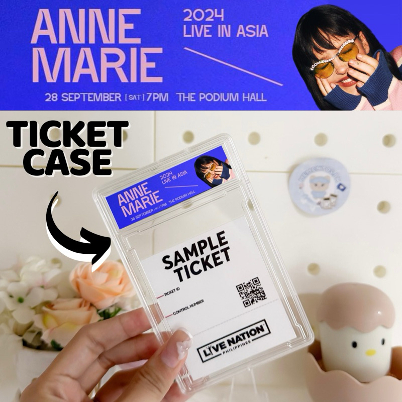 ANNE MARIE 2024 Live in Asia Acrylic Concert Ticket Case Frame Holder ...